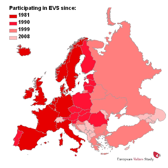 Participating countries – European Values Study